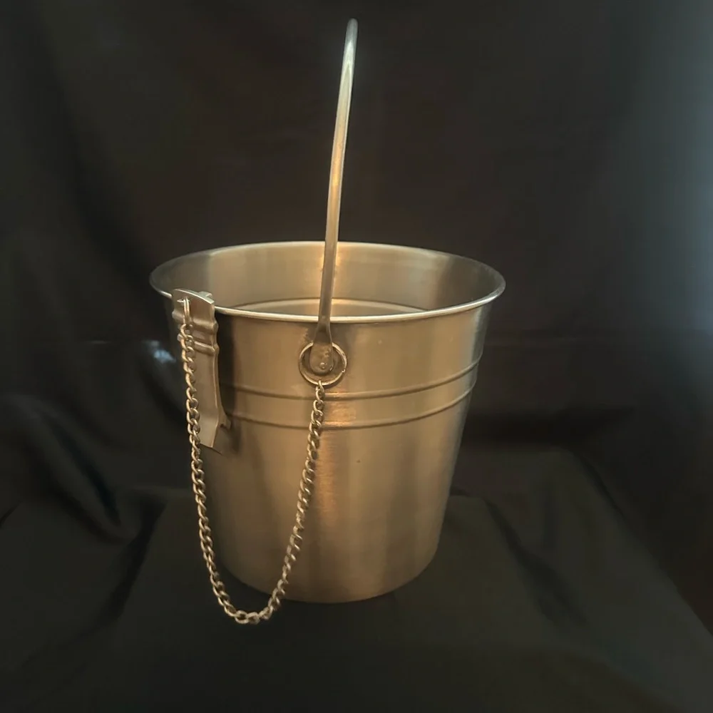 Pottery Barn | Dining | Pottery Barn Metal Ice Bucket With Bottle ...
